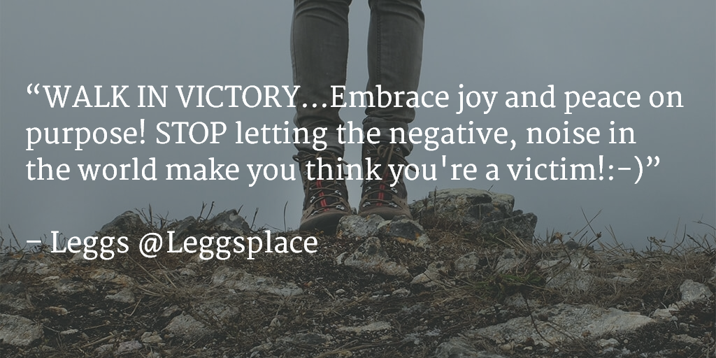 Straight Talk - Walk in Victory! - LeggsPlace - LeggsPlace